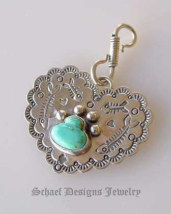 Schaef Designs Southwestern turquoise pet jewelry | dog bone dog tags ...